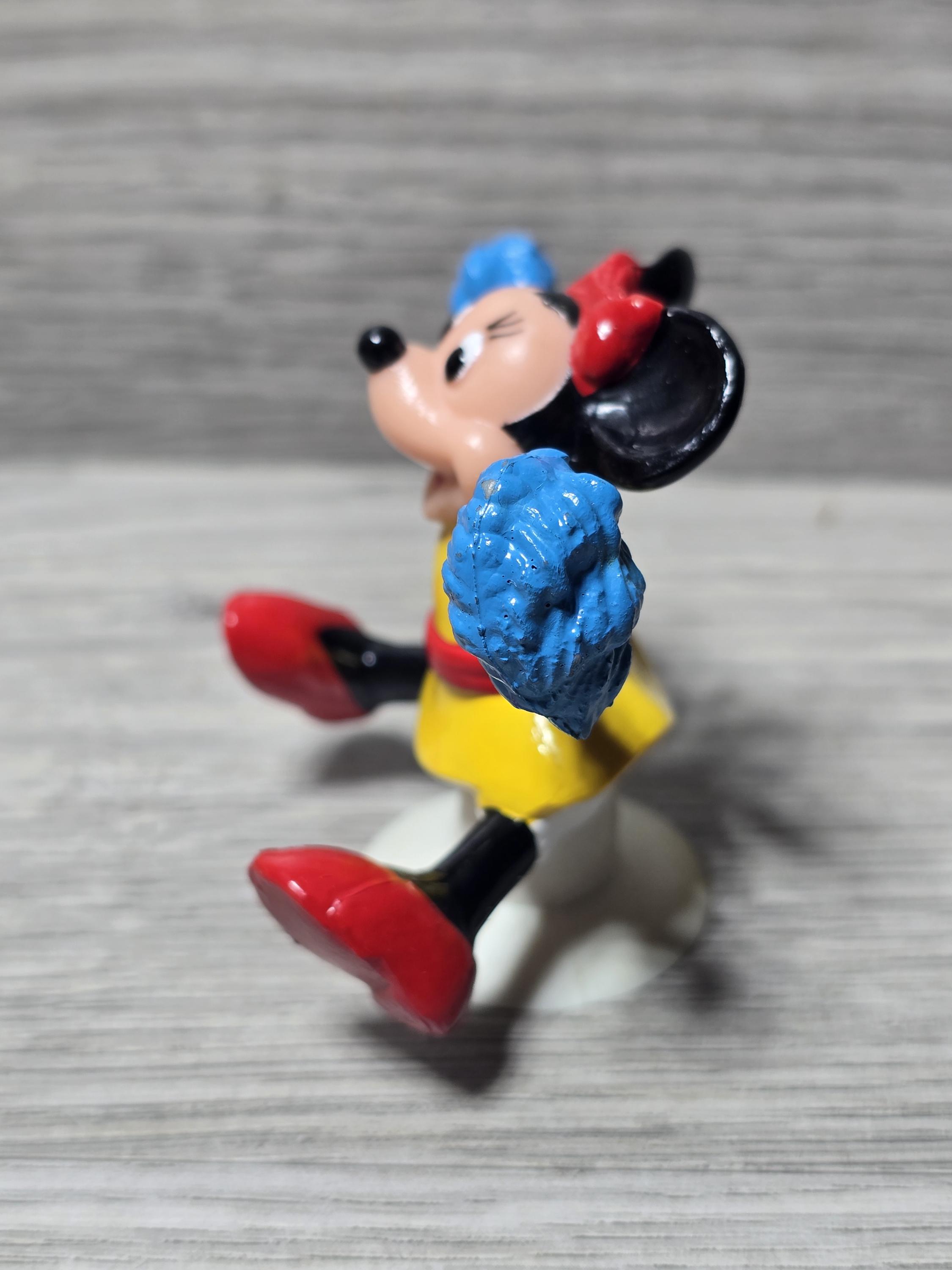 1980s Walt Disney Productions Minnie Mouse PVC Cheerleader Figure ...
