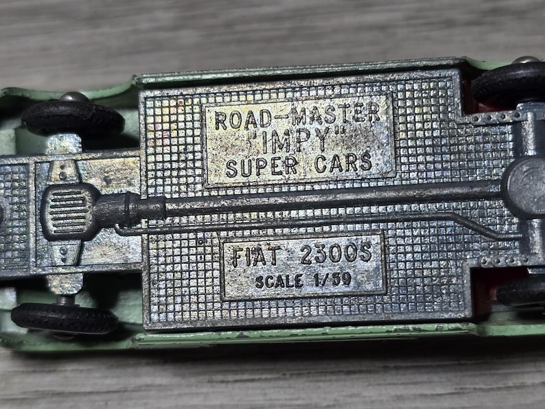 1960s Roadmaster Impy Super Cars FIAT 2300S Scale 1/59 Made in England ...