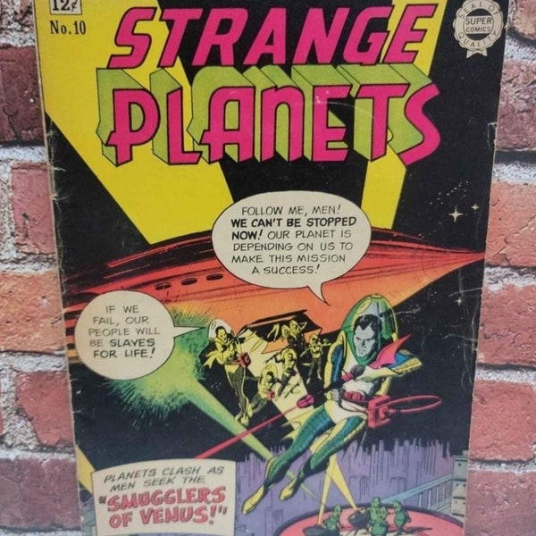 Sci Fi Comic Book - Etsy