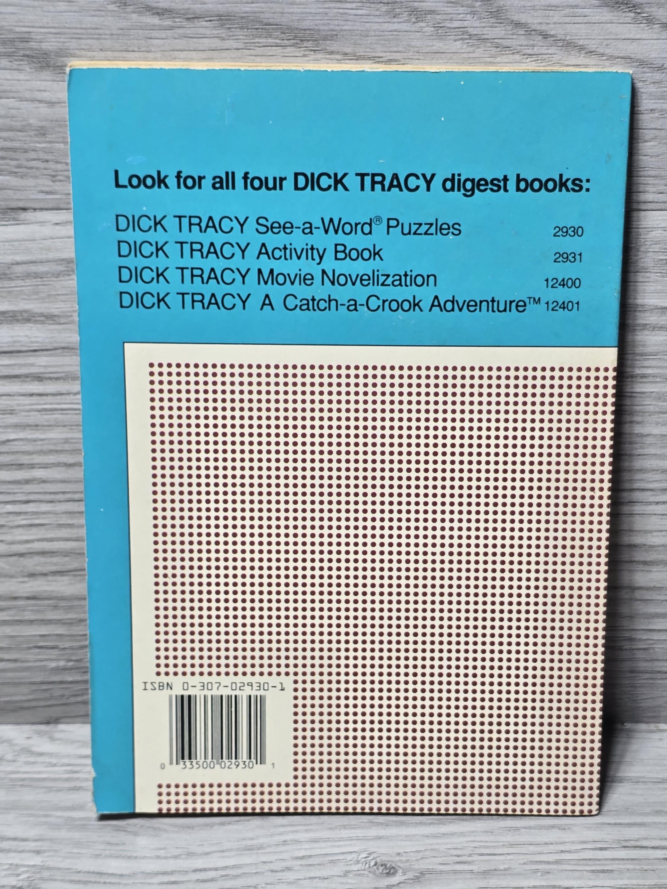 1990 Walt Disney Dick Tracy See A Word Puzzle Book Unused - Etsy
