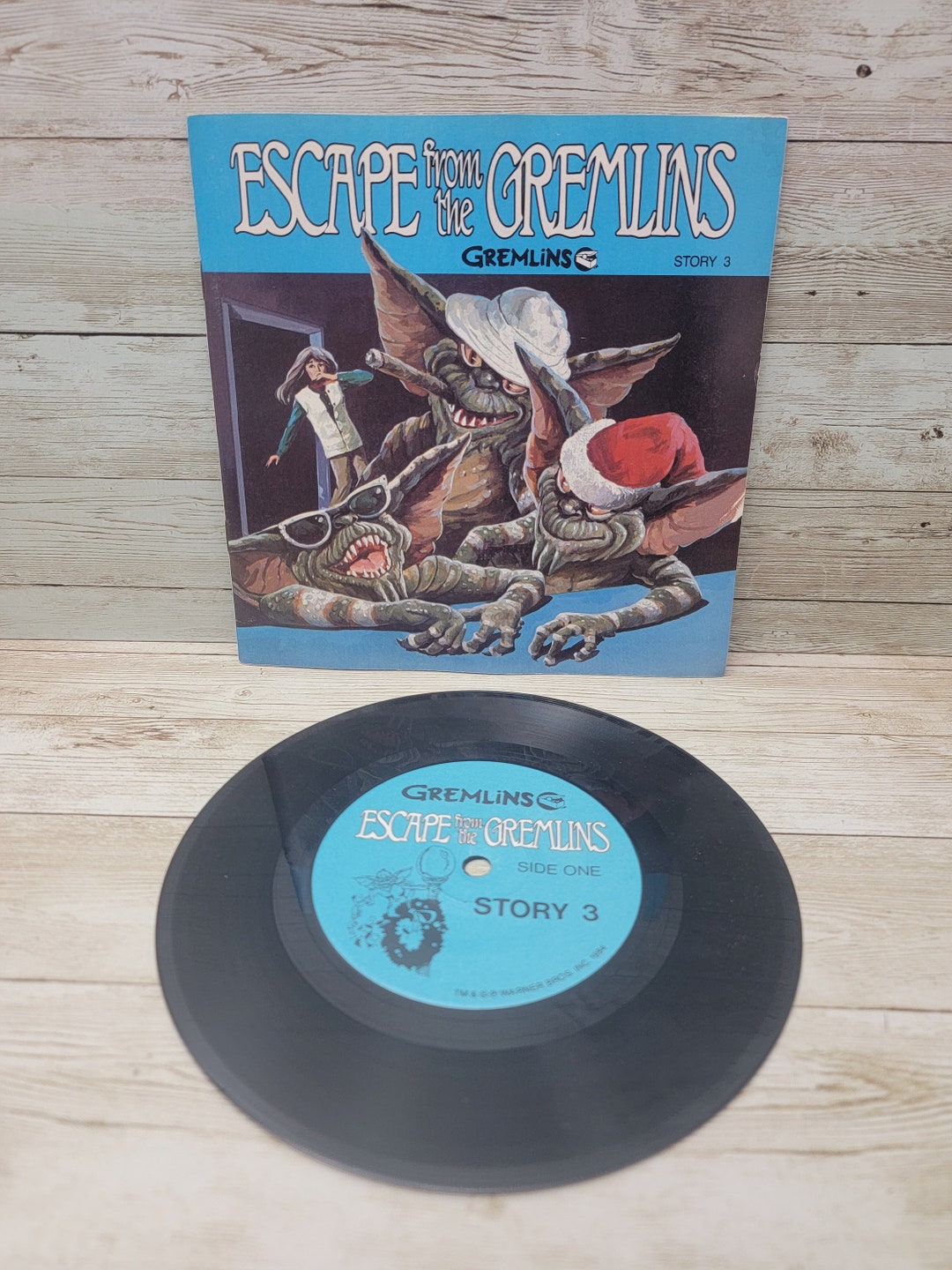 1984 Gremlins Read Along Book and Record 33 1/3 RPM - Etsy