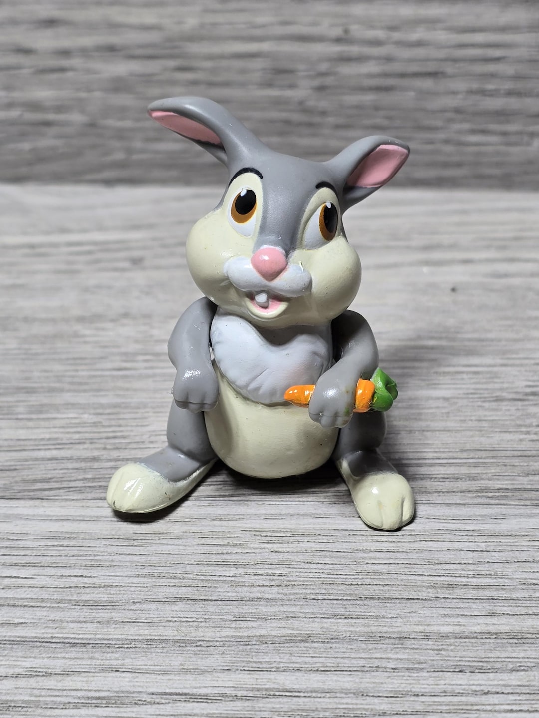 1988 Disney Bambi Friend Thumper Bunny 2.5" Figurine PVC Cake Topper ...