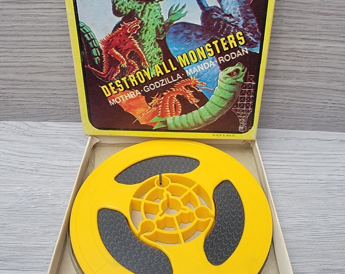 1969 RARE Destroy All Monsters Super 8mm Mothra Godzilla Manda Rodan ...