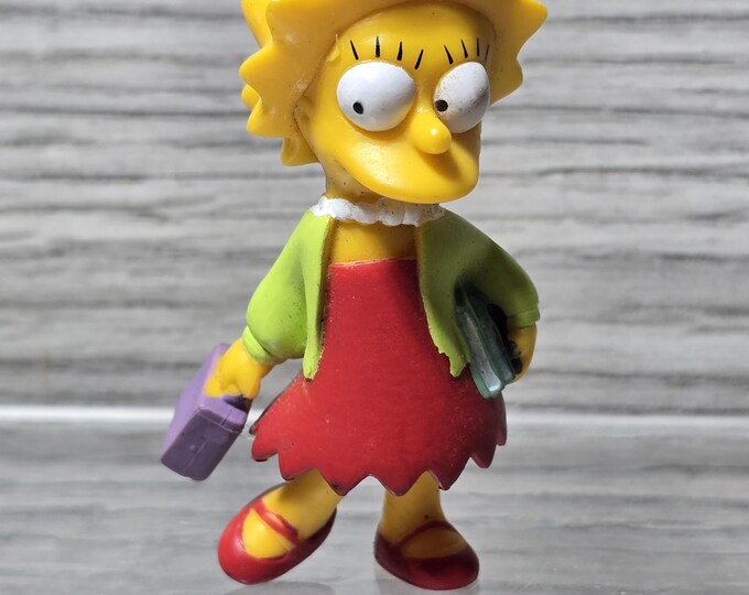 The Simpson's Lisa Simpson Figure Simpsons Movie 2.5" Tall - Etsy