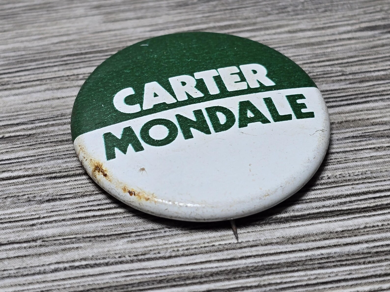 1976 Jimmy Carter Walter Mondale Presidential Campaign Pin Pinback ...