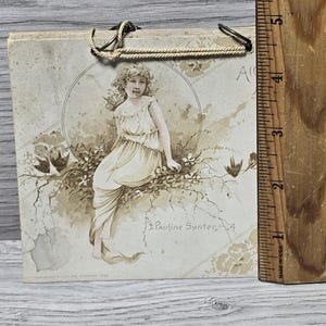 1891 Calendar All Around the Year Pauline Sunter Published Lee ...