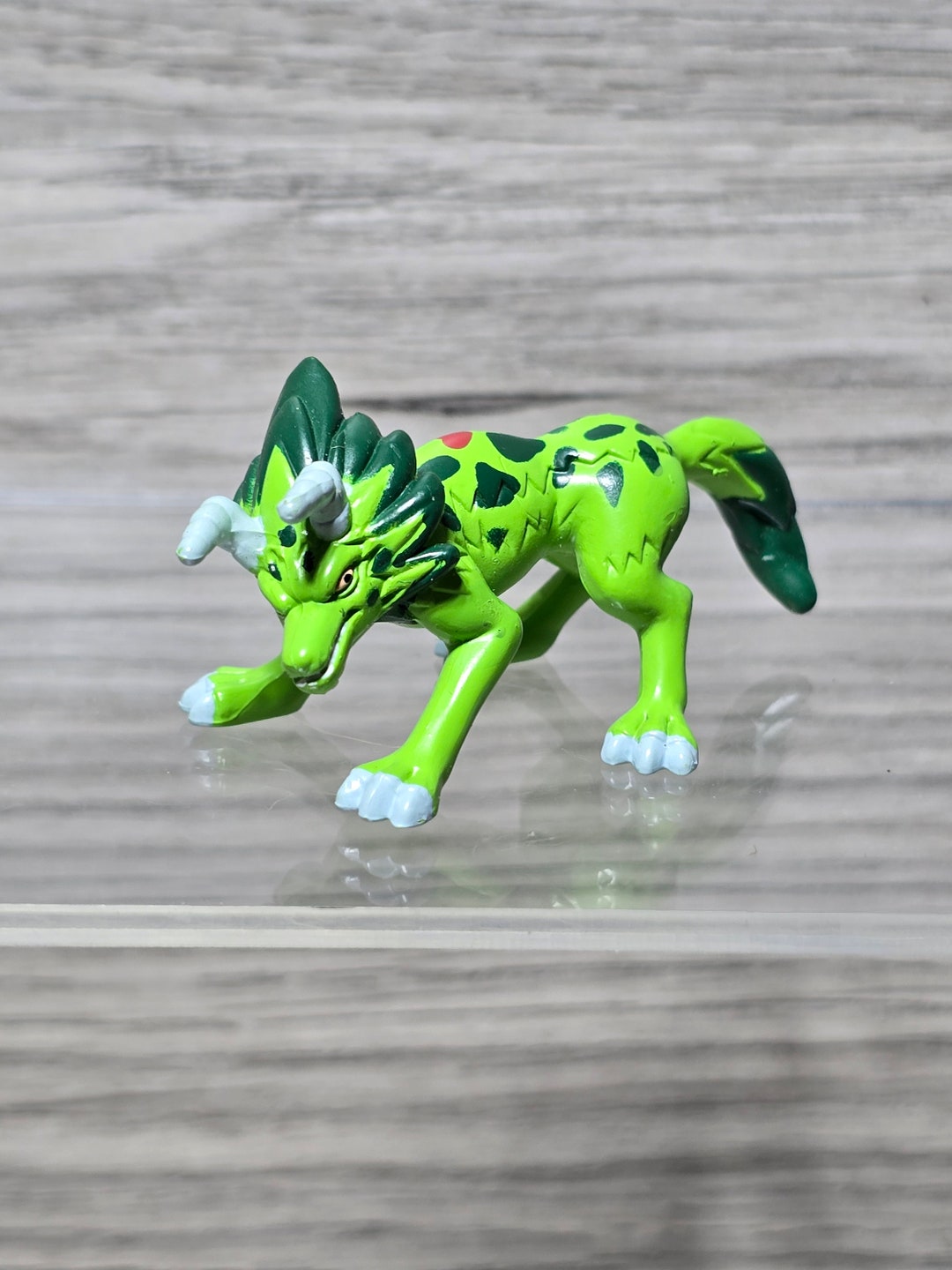 1999 Monster Rancher 1.25 Fighting Datonare Green Tiger Mini Figure T.c ...