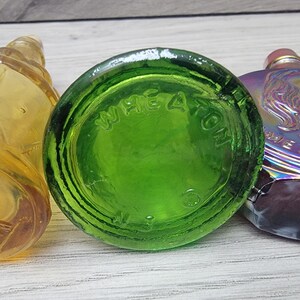 Vintage Miniature Wheaton Glass Bottle Lot of 4 Bottles - Etsy