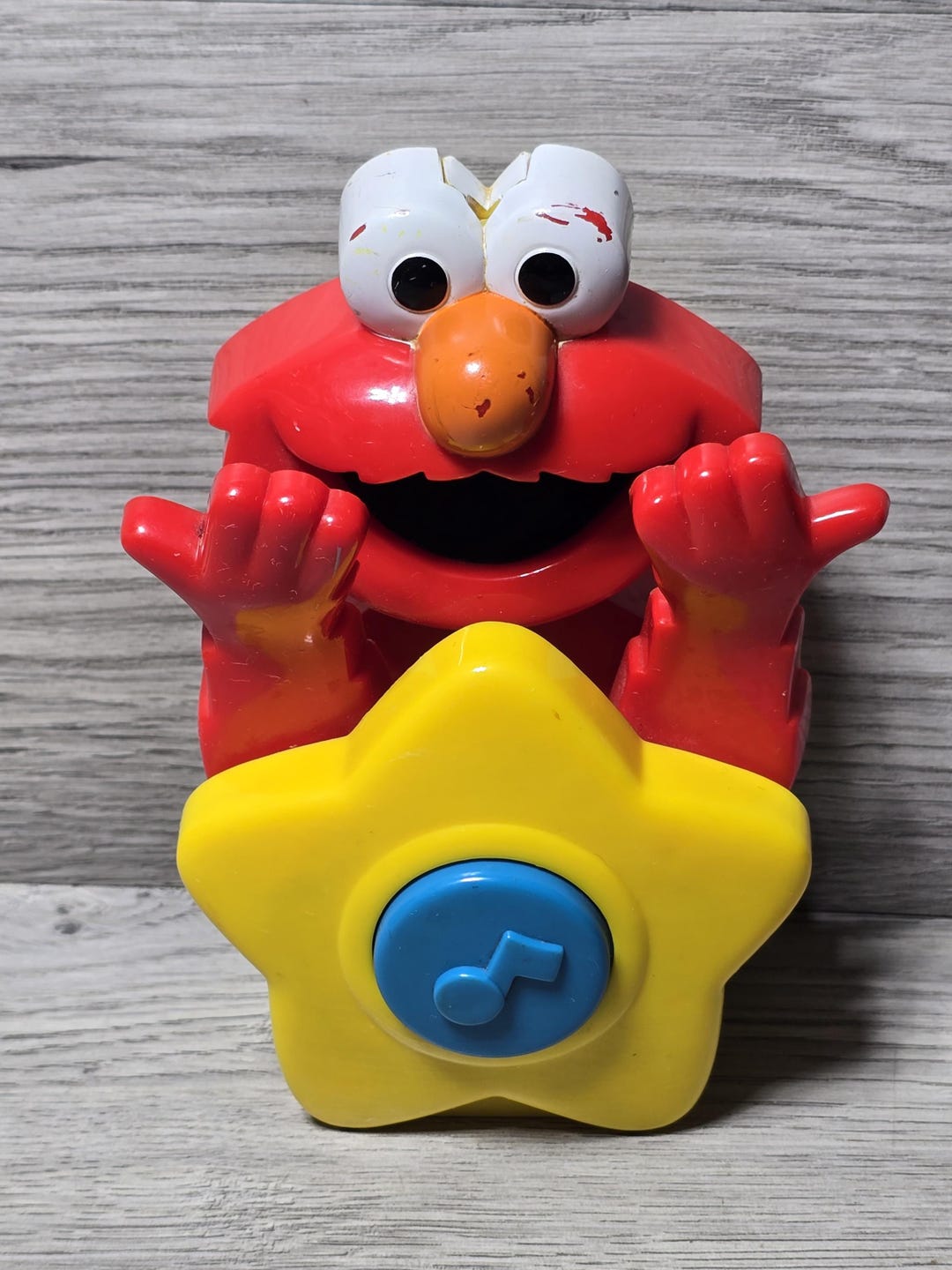 1996 TYCO Sesame Street Peek A Boo Elmo Battery Operated Toy Laughing ...