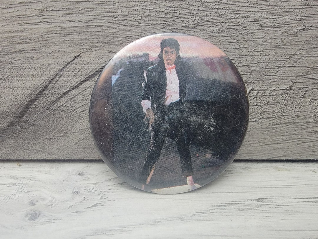 1980s Vintage Michael Jackson Music Pinback Button Badge - Etsy