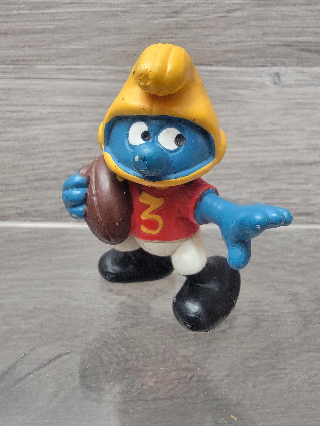 1980 Smurf Football Player Peyo Schleich the Smurfs 2 PVC Figure - Etsy