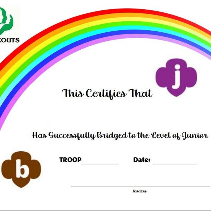 Bridging Certificate - Etsy