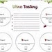 Elevate Your Wine Tasting Party With Downloadable Wine Tasting Mat - Etsy