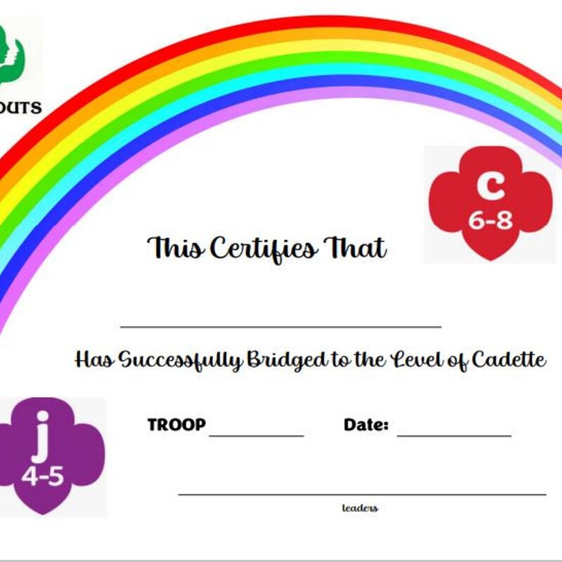 Bridging Certificate - Etsy