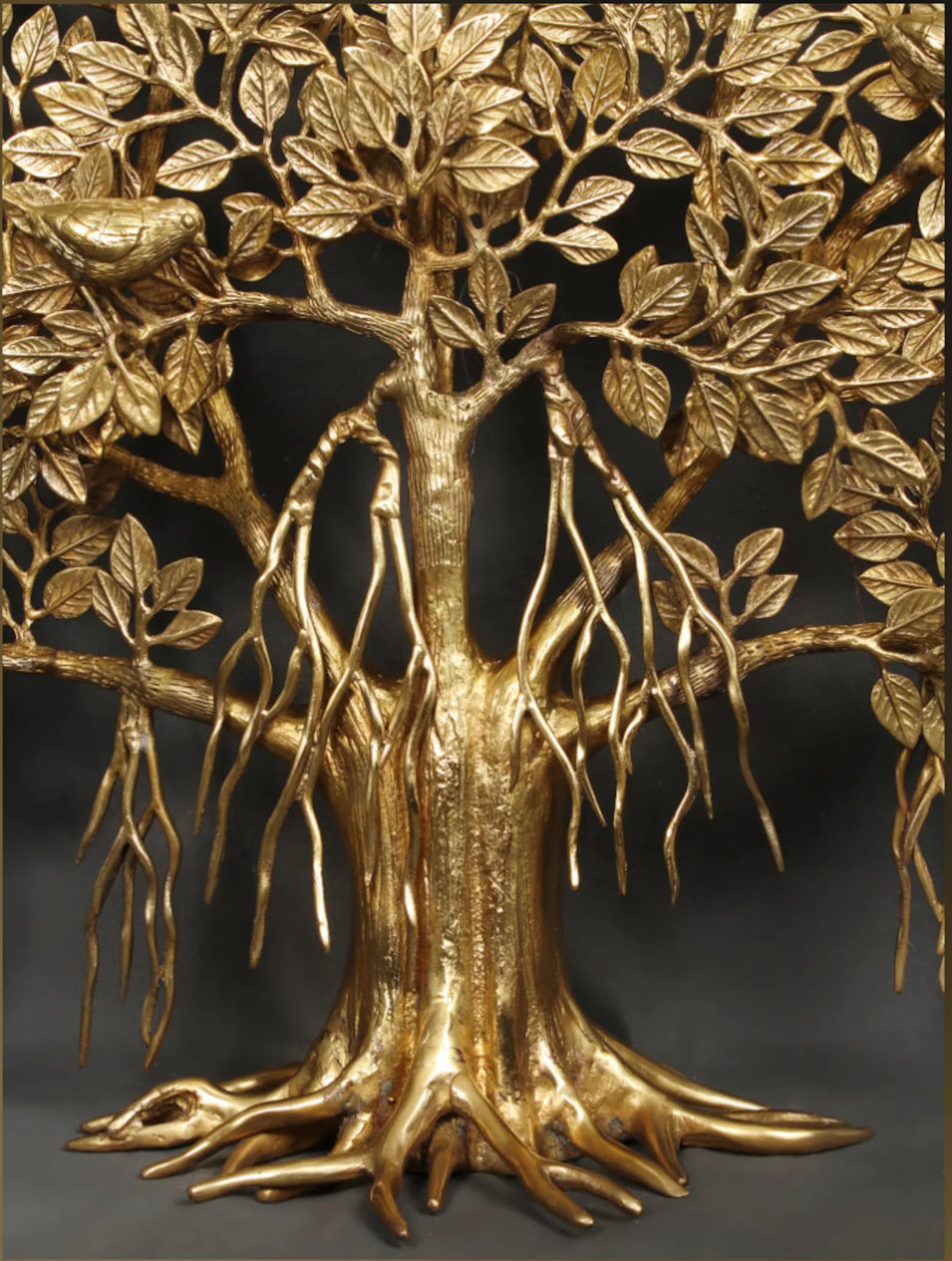 Solid Brass Tree/ Brass Bodhi Tree/ Brass Tree of Life/ Brass Kalpavriksha Tree of Life - Etsy