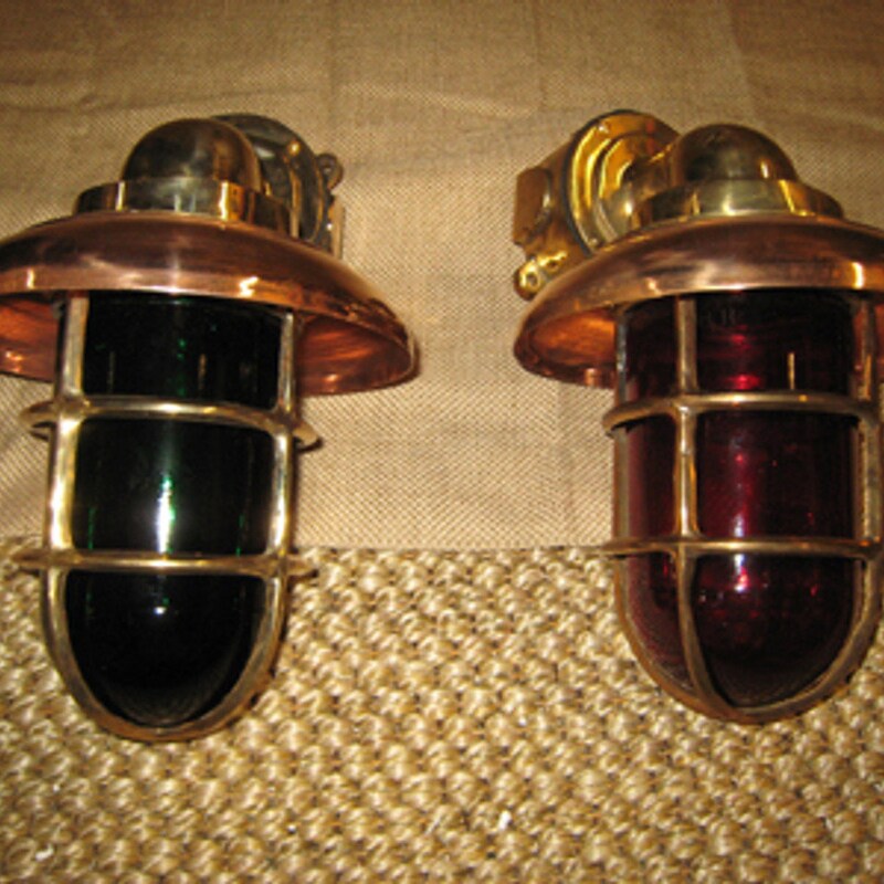 Antique Ship Lights - Etsy