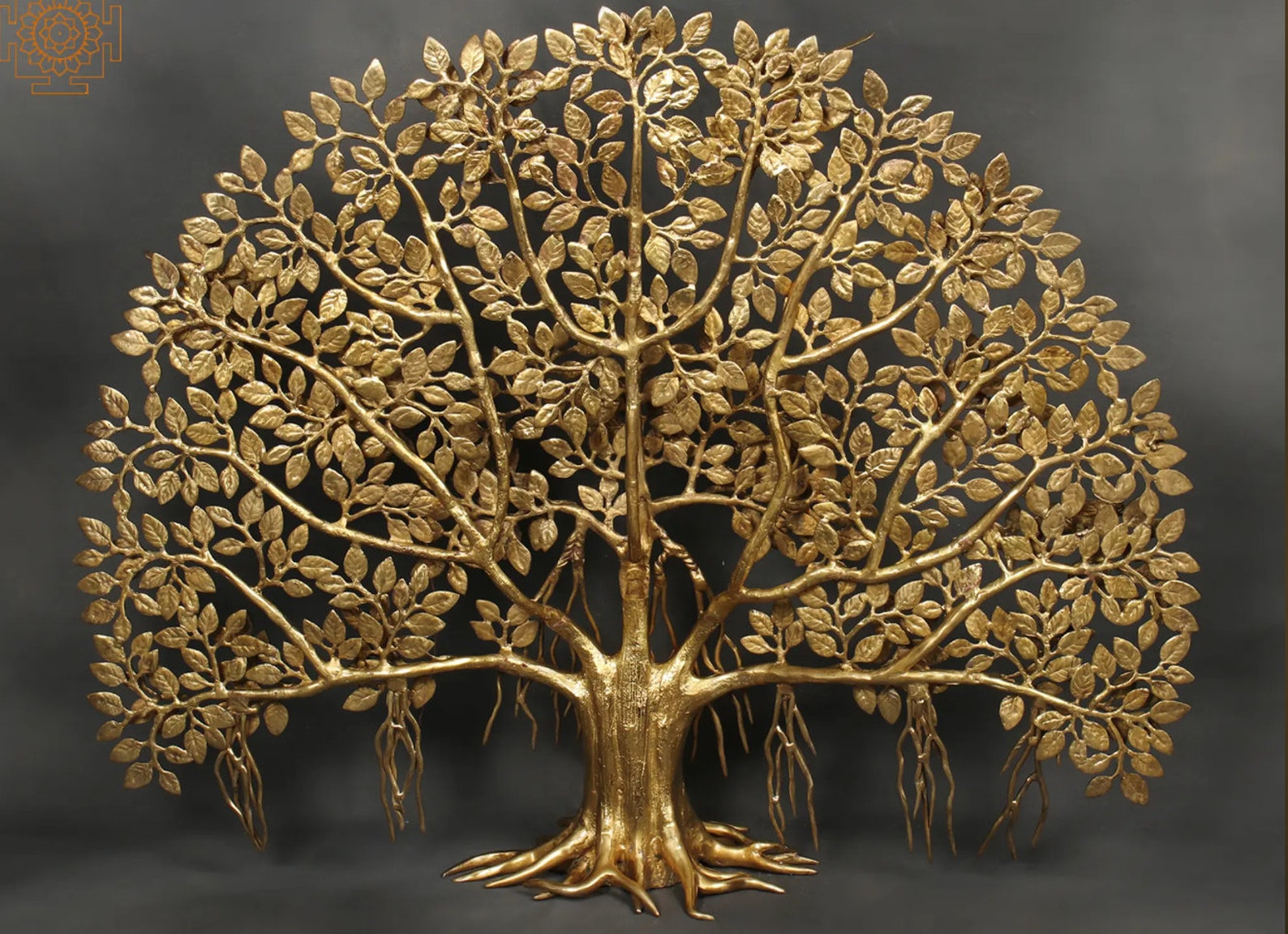 Solid Brass Tree/ Brass Bodhi Tree/ Brass Tree of Life/ Brass ...
