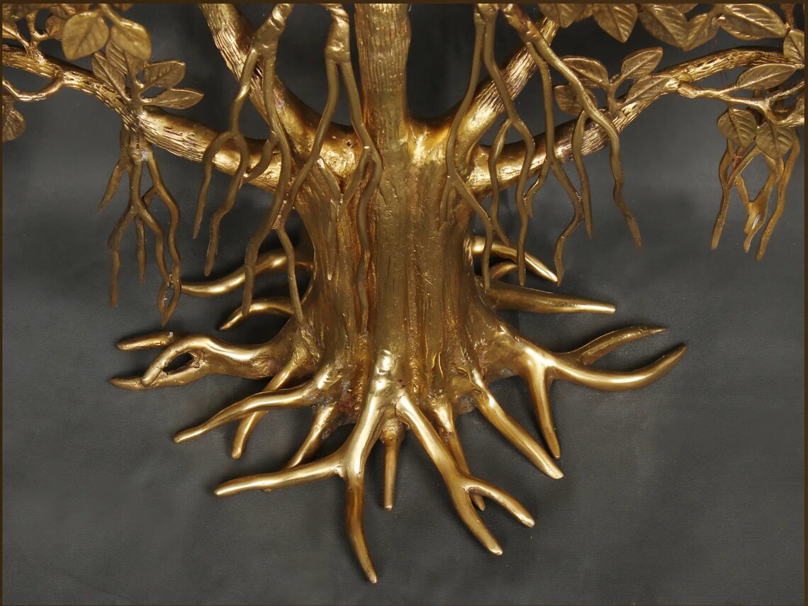 Solid Brass Tree/ Brass Bodhi Tree/ Brass Tree of Life/ Brass ...