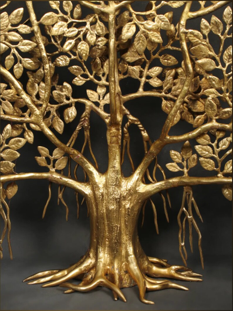 Solid Brass Tree/ Brass Bodhi Tree/ Brass Tree of Life/ Brass Kalpavriksha Tree of Life - Etsy