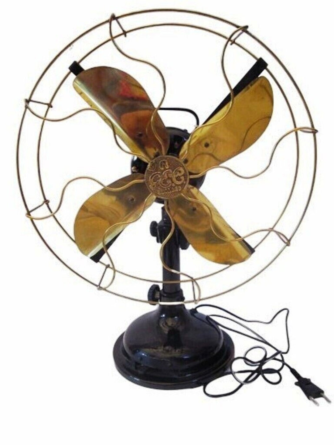 VINTAGE Style Brass FAN Best for Nautical Decor - Etsy