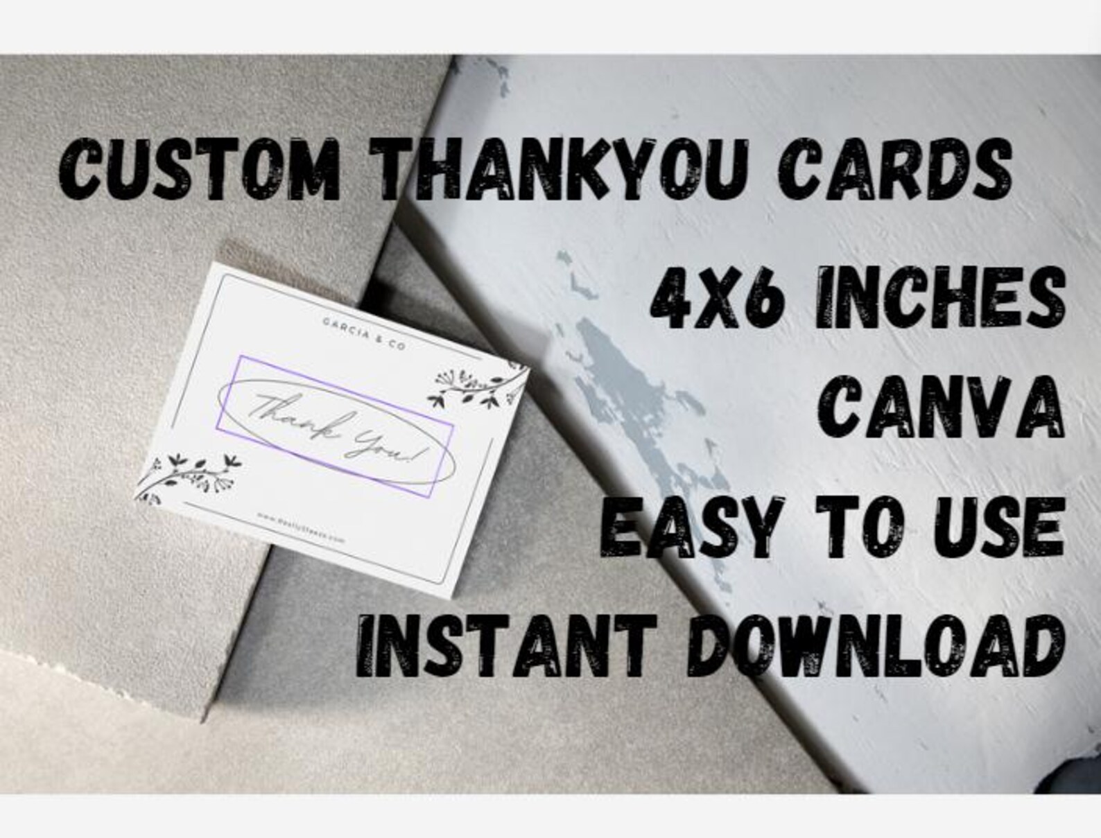 Editable Thank You Poster Template Customizable & Printable Design for ...