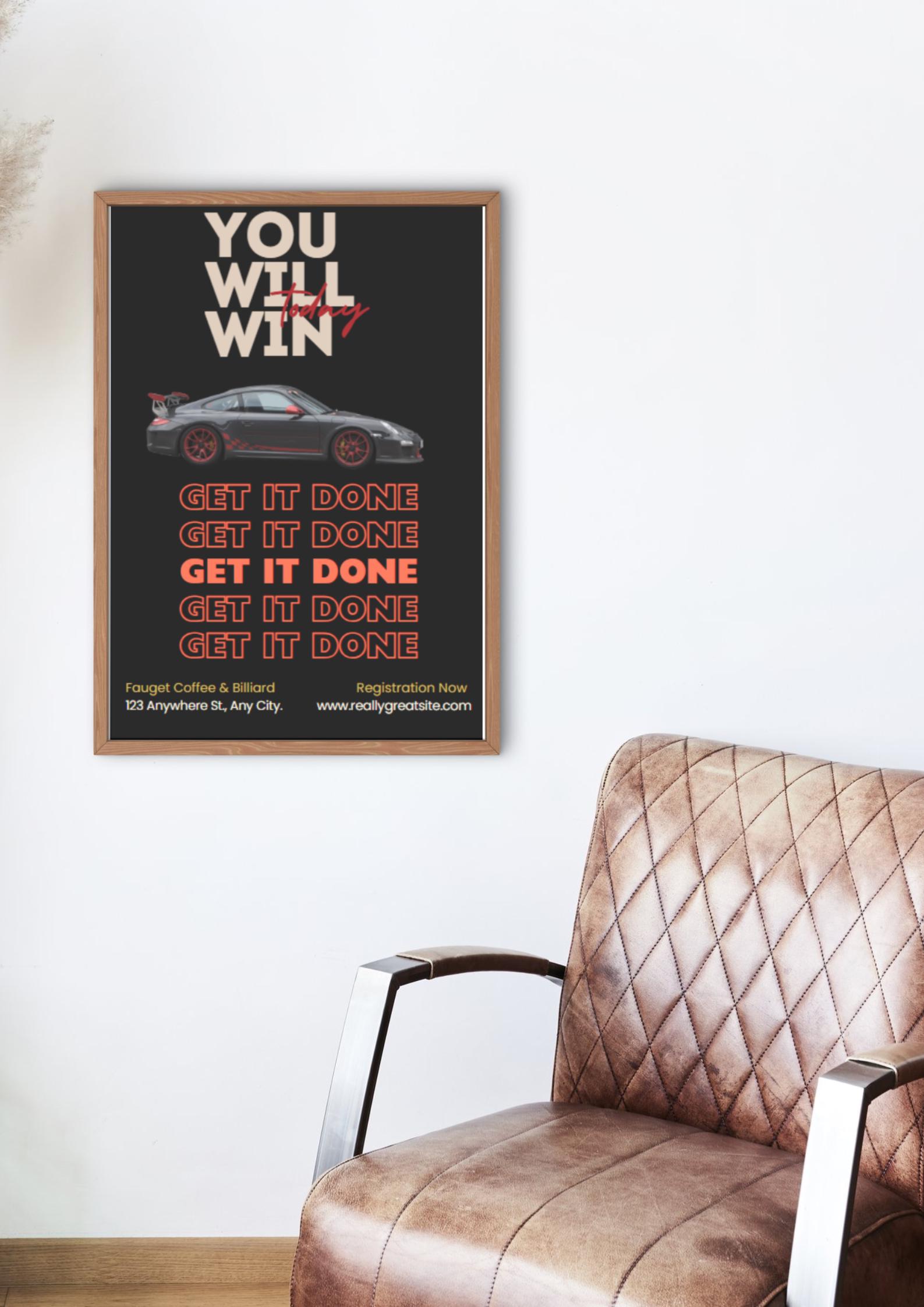 Customizable Poster Template | Editable Wall Art Design | Instant ...