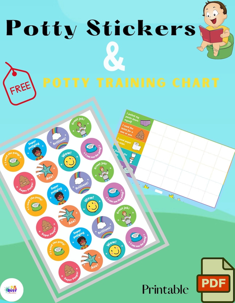 Potty Training Chart Printable Toddler Potty Time Chart Potty Training Rewards Printable Potty ...