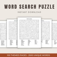 Vacation Bible School Word Search| Vacation Bible School Printables ...