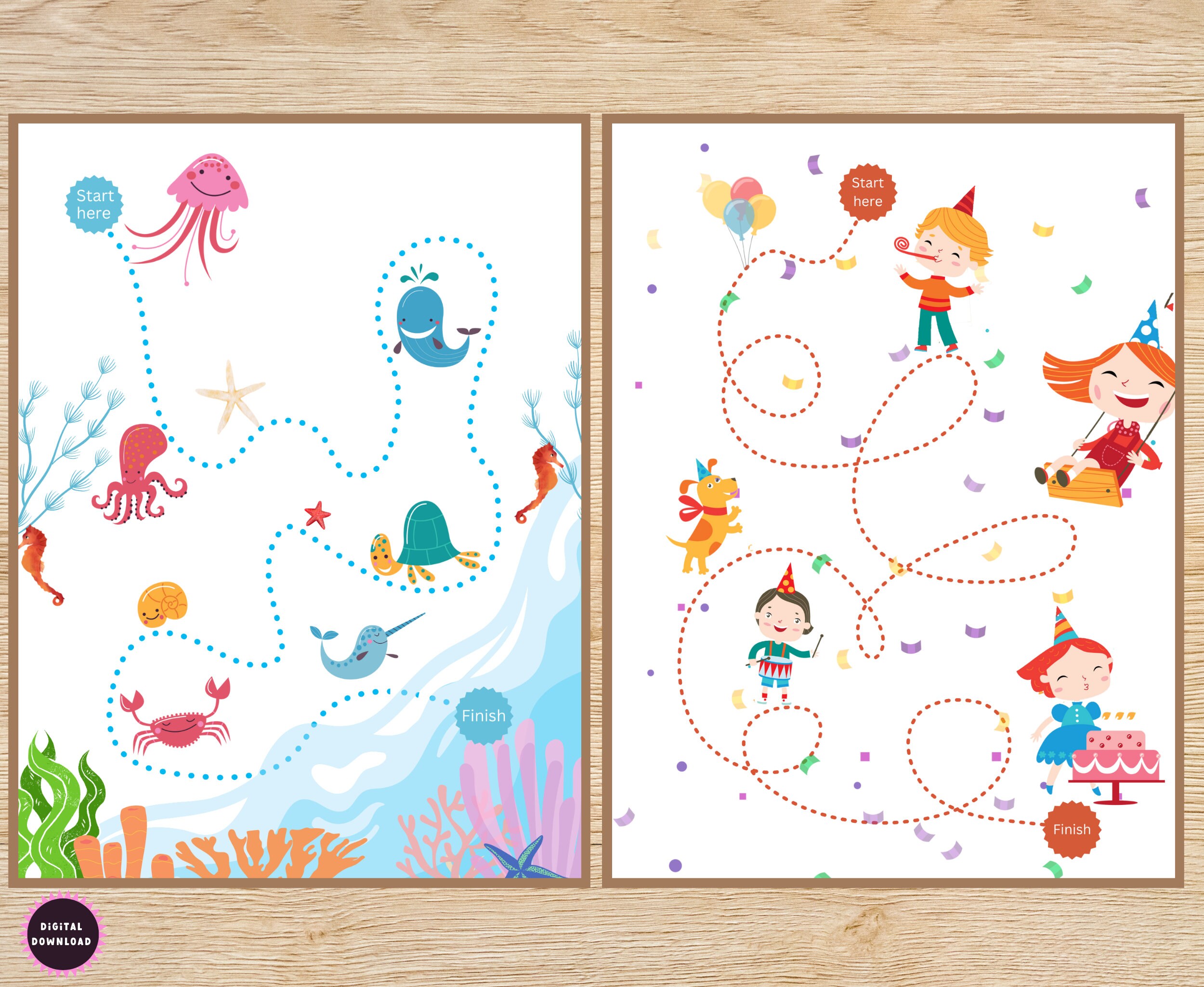 Finger Tracing Calming Cards, Calm Down Corner Activity, Meditation ...