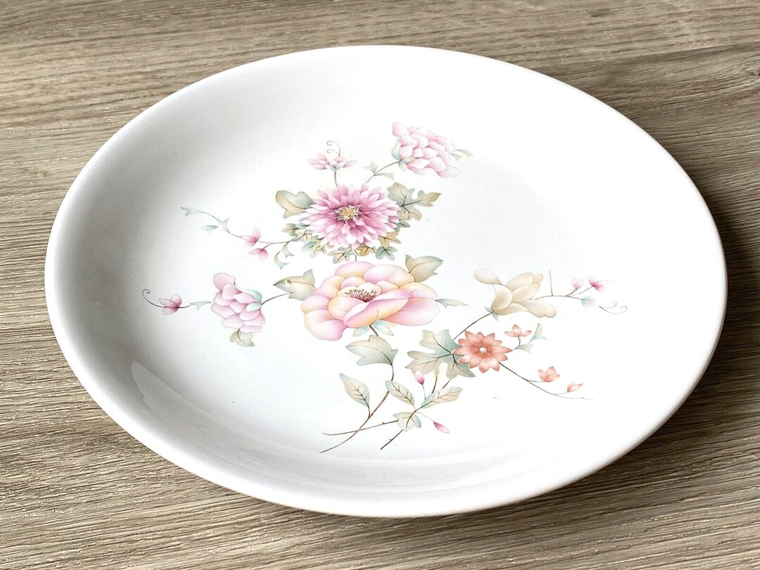 Vintage Poole Pottery Decorative Floral China Plate 21cms Diameter - Etsy