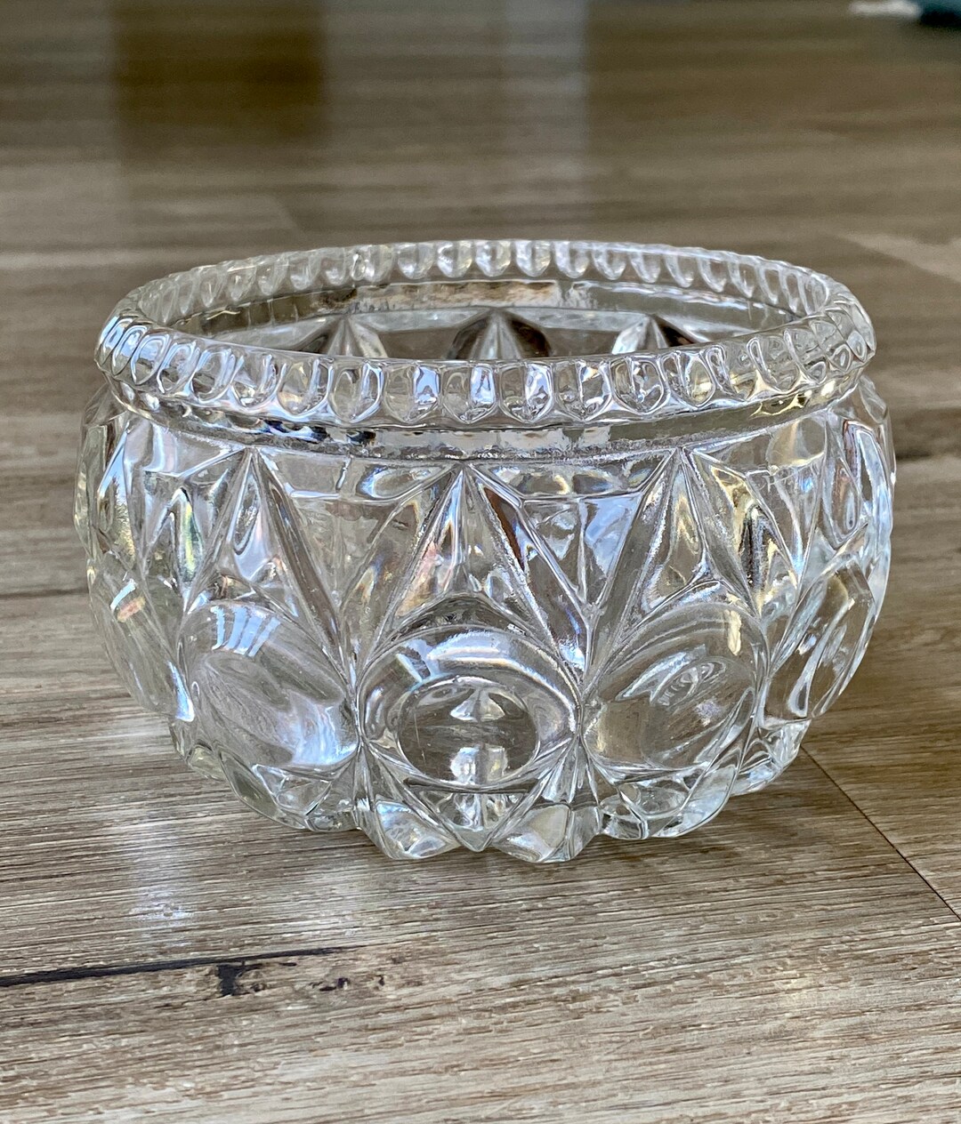 Vintage Heavy Pressed Glass Bowl for Nuts Nibbles Fruit or - Etsy UK