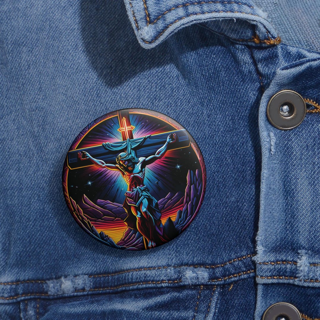 Jesus Christ Pin, Christian Pin Button, Religious Enamel Pin, Jesus ...