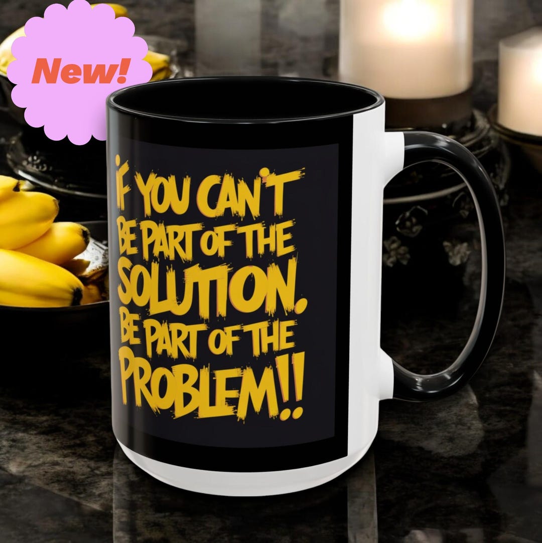 Matte Black Coffee Mug, Bold Humor Quote, Rebel Coffee Lover Gift ...