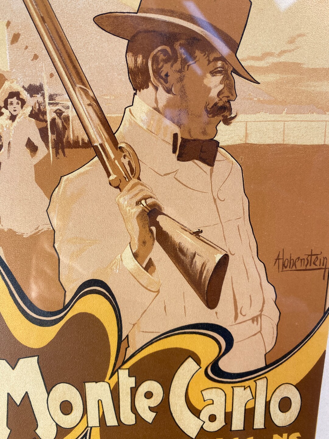 Adolfo Hohenstein - Monte Carlo, Original Lithographic Poster From the ...