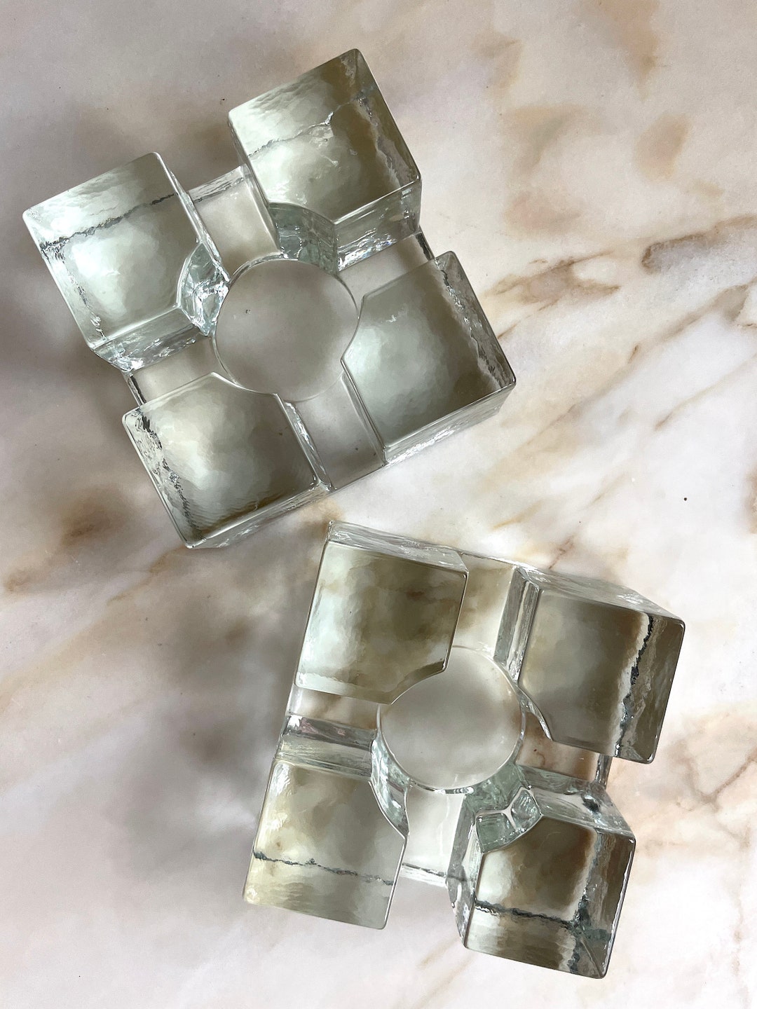 A Pair of Original 1960’s Klaus Breit for Wiesenthalhütte ‘ice Block ...