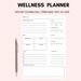 Printable Wellness Planner | Printable PDF | A4 Size | Instant Download ...