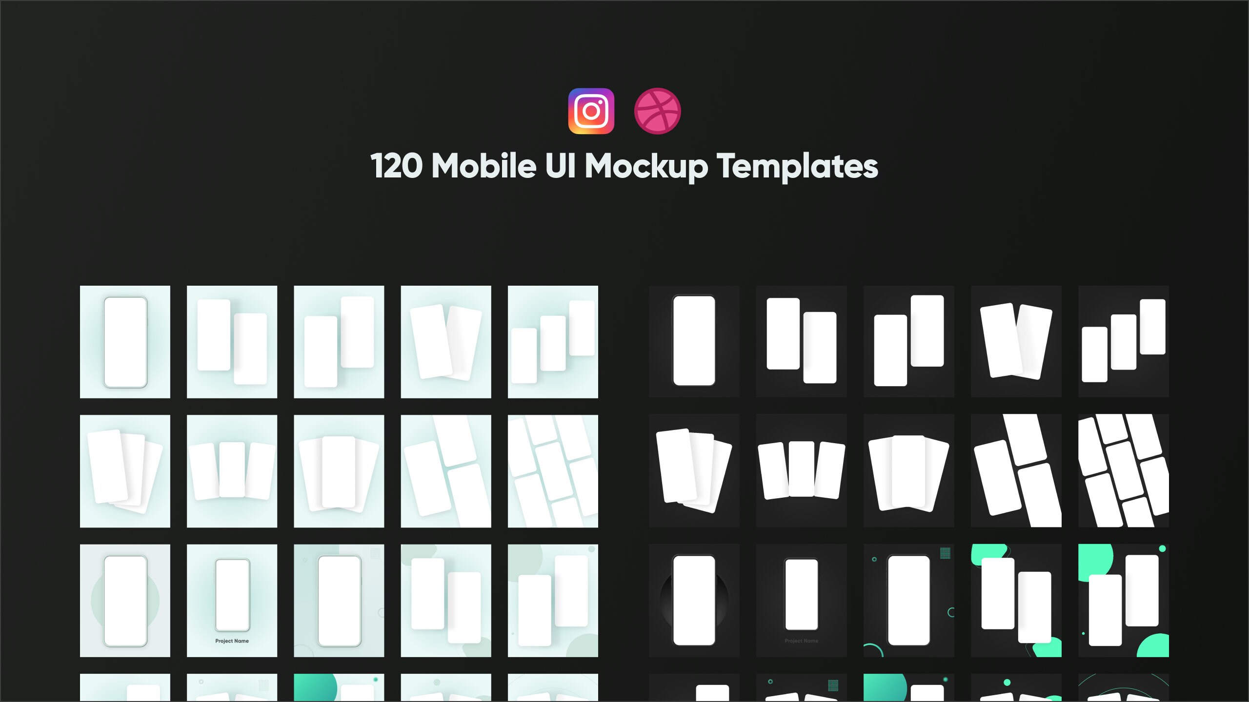 UI Design Mockup Templates - Full Access - Etsy