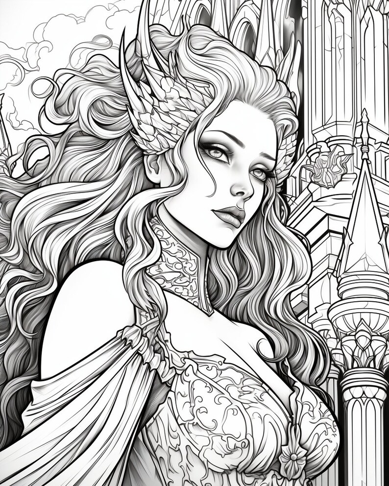 30 Vampire Colouring Pages Vol 2 - Etsy