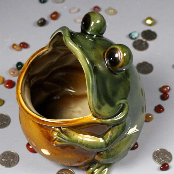 Ceramic Frog - Etsy