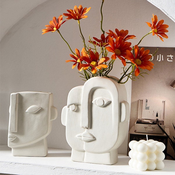Face Modern Vase - Etsy