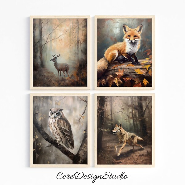 Forest Animal Prints - Etsy