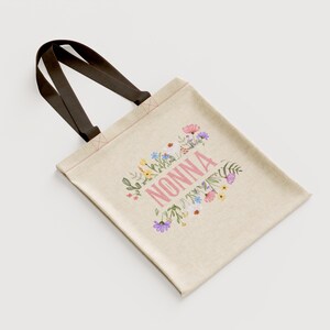 Retro Floral Nonna PNG, Nonna Sublimation Designs, Nonna Png File for ...