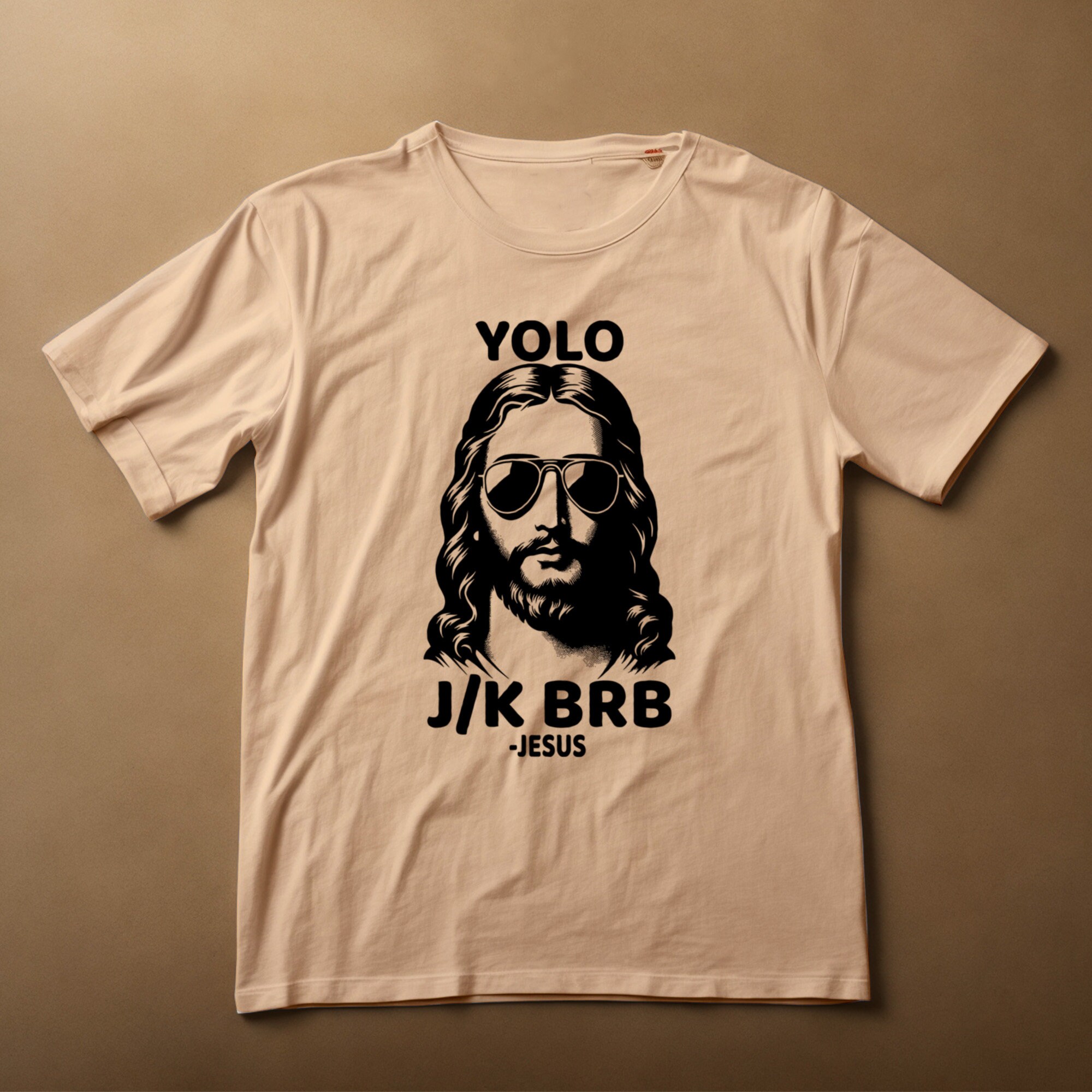 YOLO Jk Brb SVG, Jesus Funny Religious Svg File, Hilarious Christian ...