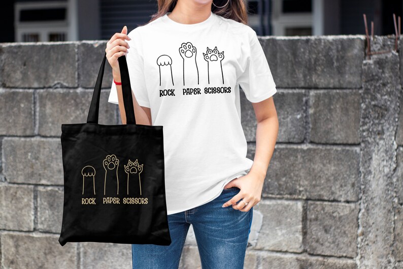 Cat Paw SVG Rock Paper Scissors Svg Cute Cat Svg Cat Paws - Etsy UK