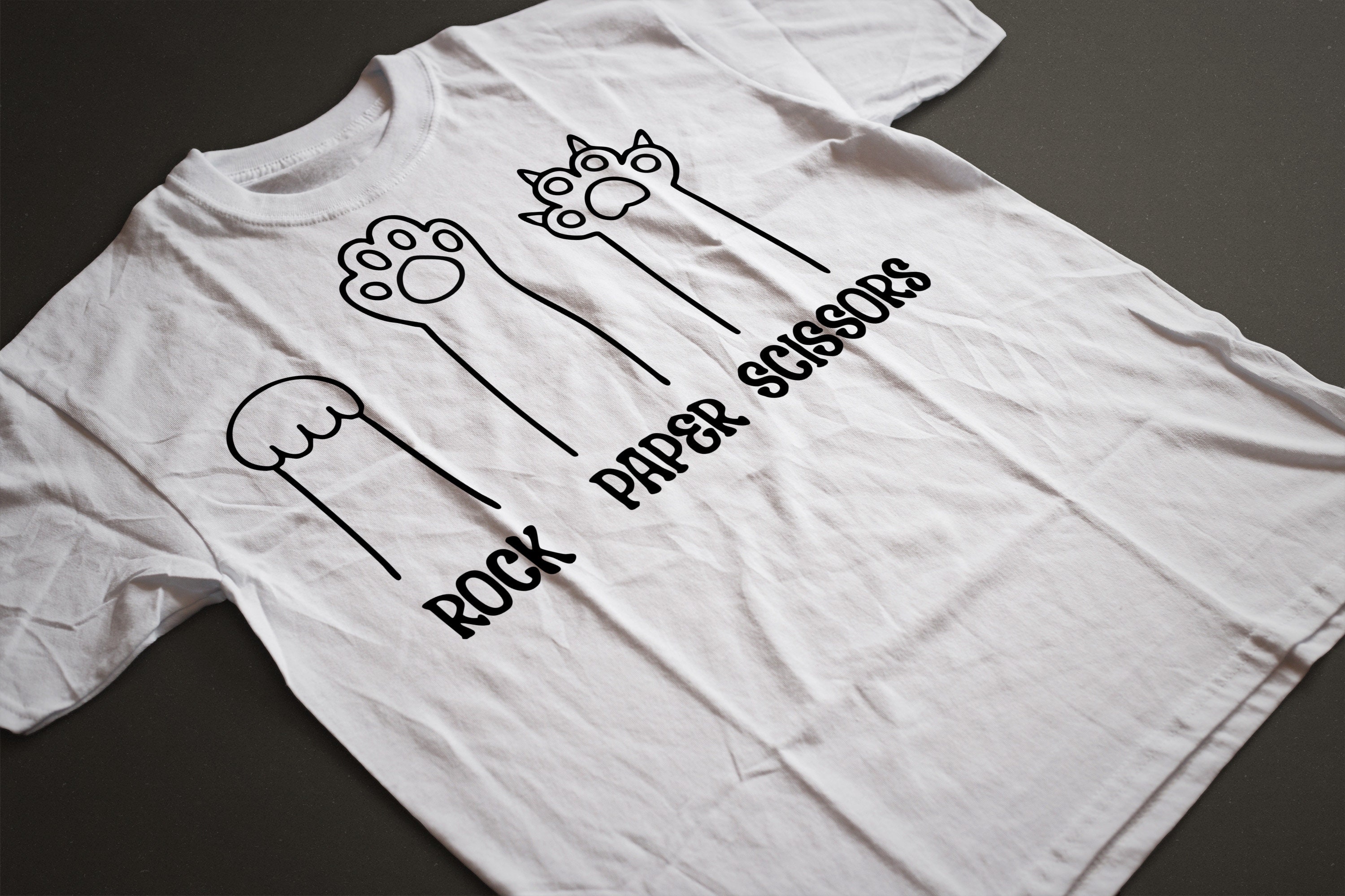 Cat Paw SVG Rock Paper Scissors Svg Cute Cat Svg Cat Paws - Etsy Australia