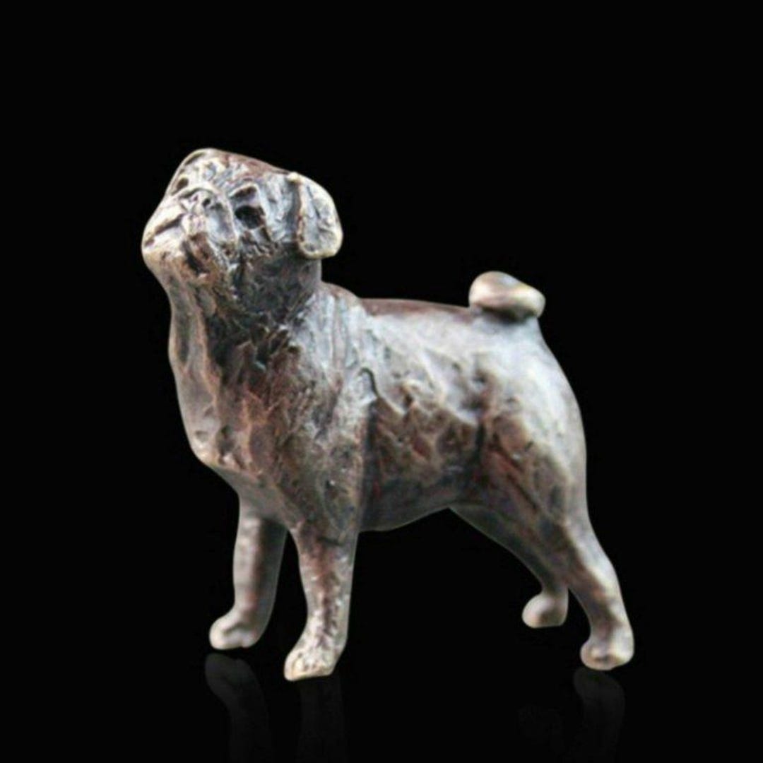 Pug Bronze Miniature (butler and Peach) - Etsy UK