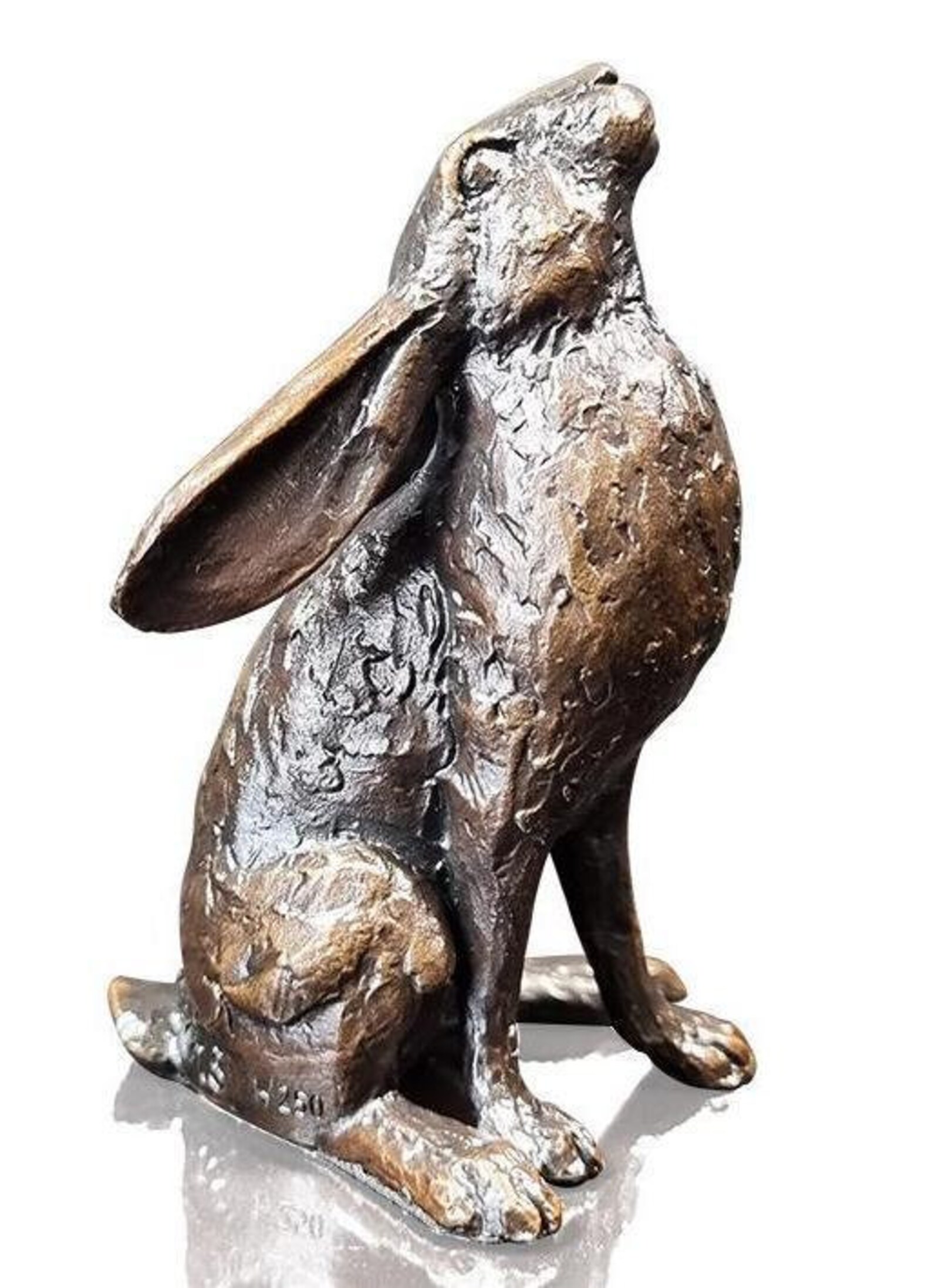 Small Hare Moongazer Bronze Figurine Michael Simpson limited - Etsy