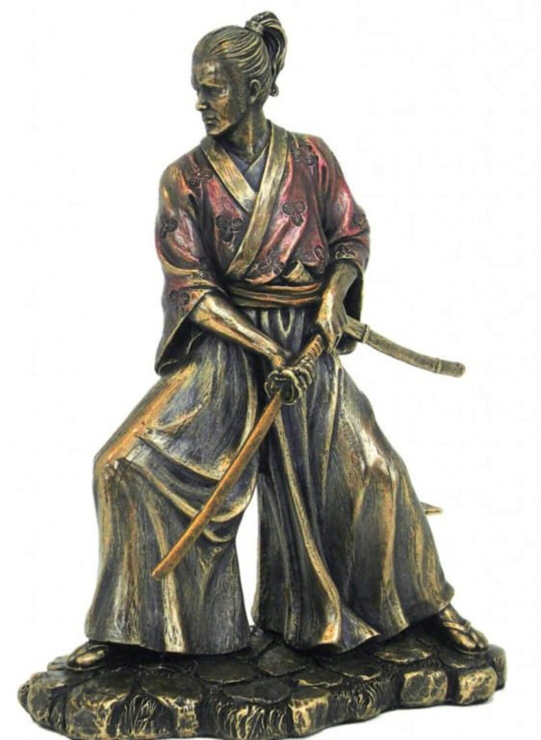 Samurai Bronze Figurine - Etsy
