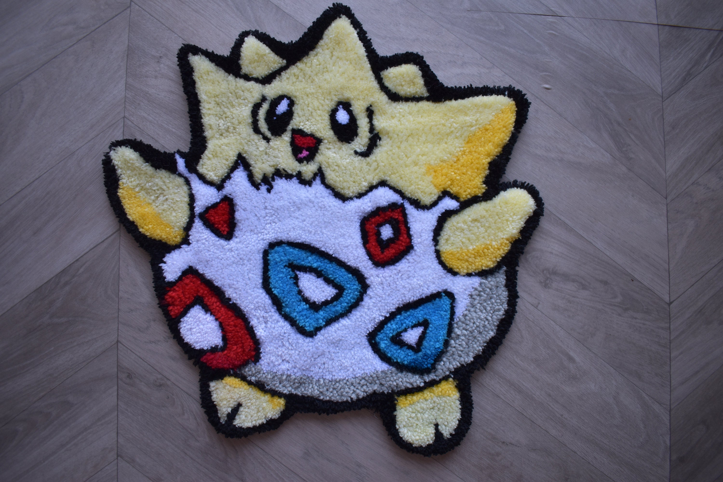 Togepi Hand Tufted Rug Pokemon Rug Anime Rug Misty's - Etsy UK