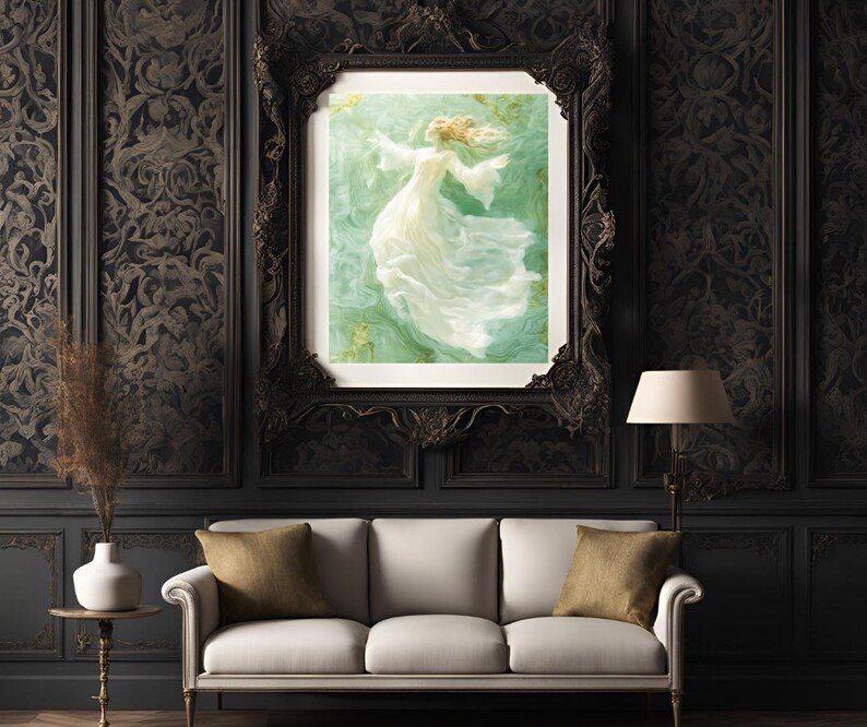 Sirène | Mermaid, Greek Goddess, Printable Art, Female Rage, Dark ...